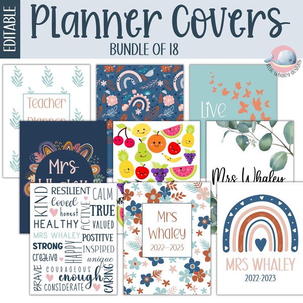 Teacher Planner - Etsy