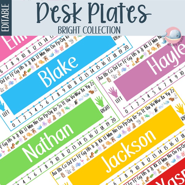 Desk Name Tags - Etsy