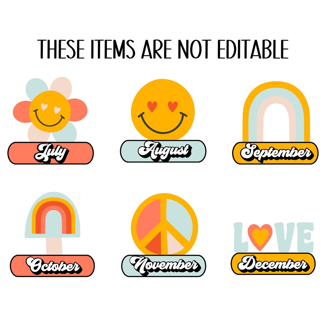 Groovy Retro Classroom Birthday Display, Groovy Birthday Classroom ...