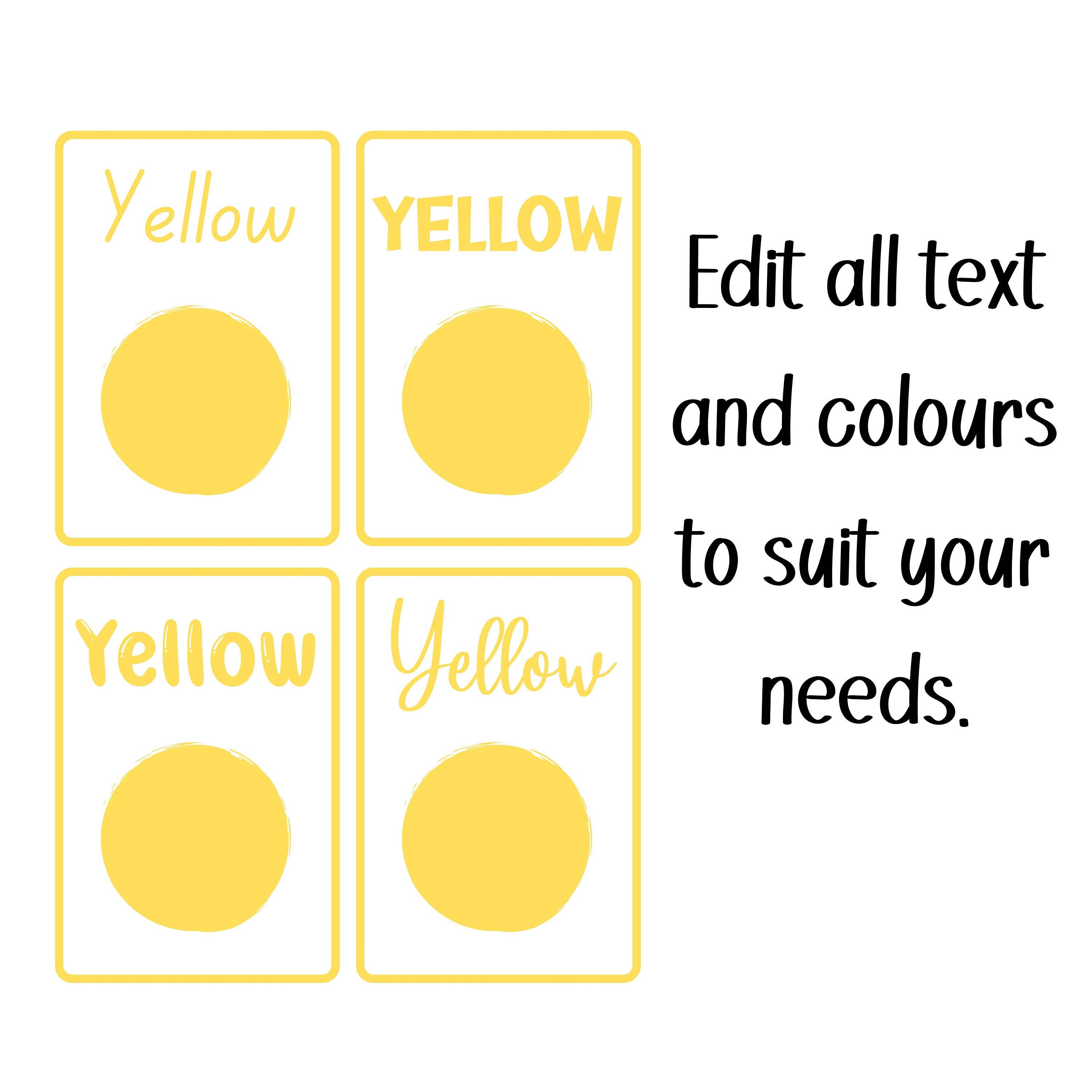 Color Chart, Classroom Decor, Color Display Poster, Colour Display ...