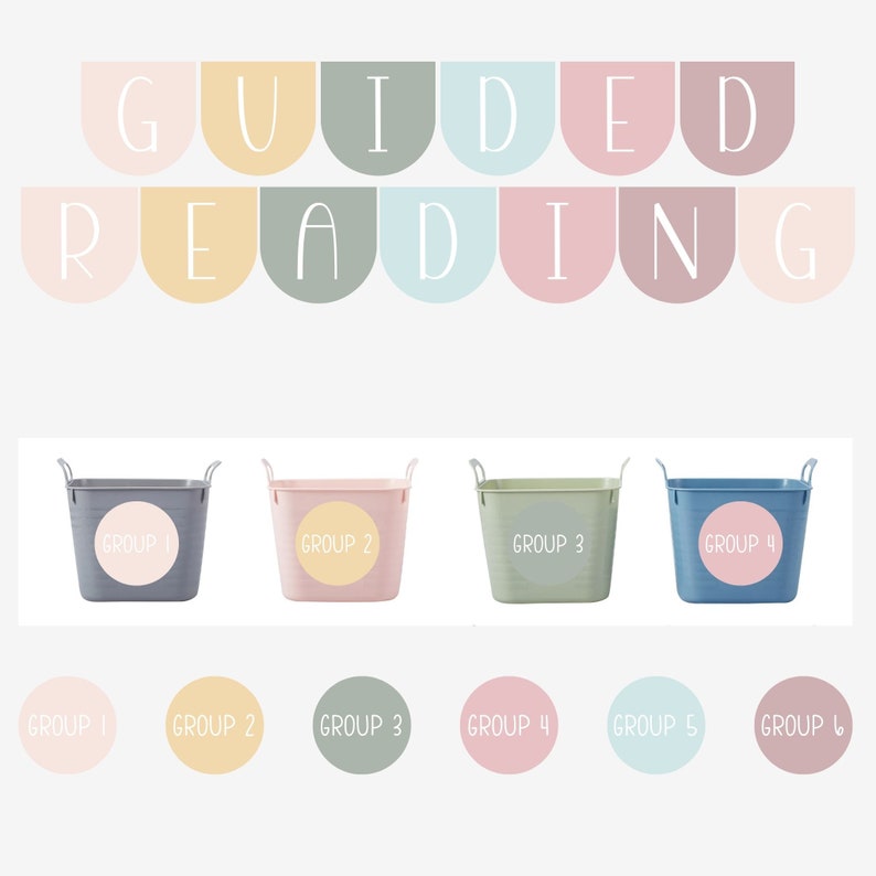 Pastel Student Group Organiser, Classroom Management, Reading Group ...