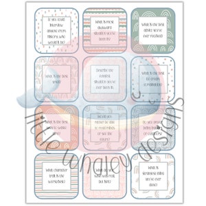 Boho Rainbow Conversation Starters, Back to School Ice Breaker ...