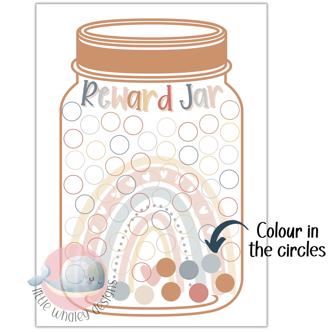 Classroom Behaviour Chart, Boho Rainbow Student Behavior Chart, Kids ...