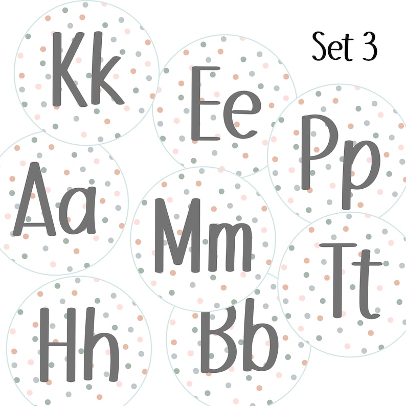 Pastel Alphabet Posters Classroom Alphabet Display Posters - Etsy Australia