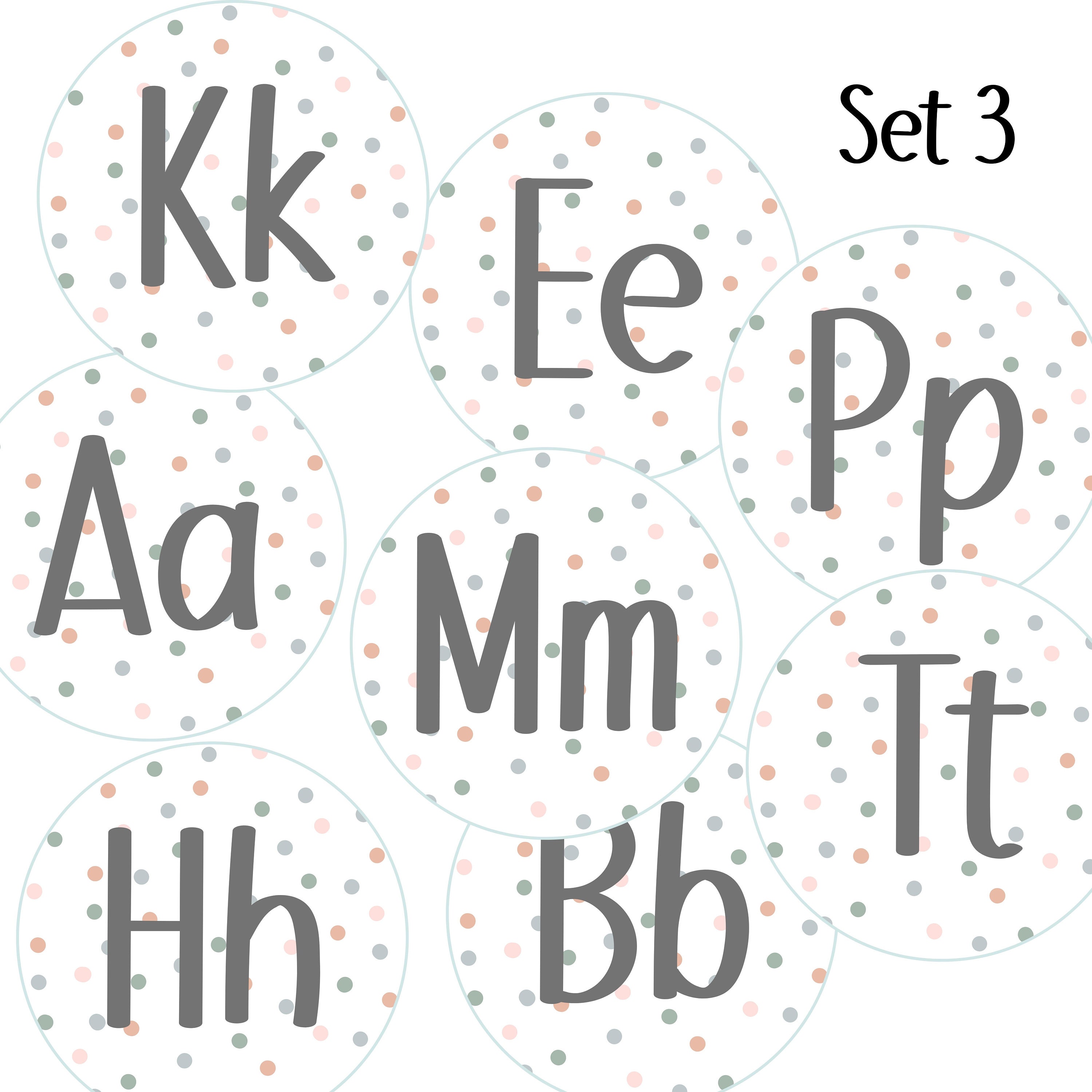 Pastel Alphabet Posters Classroom Alphabet Display Posters - Etsy Australia