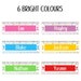 Editable Student Desk Name Plates: Bright Classroom Decor (digital ...