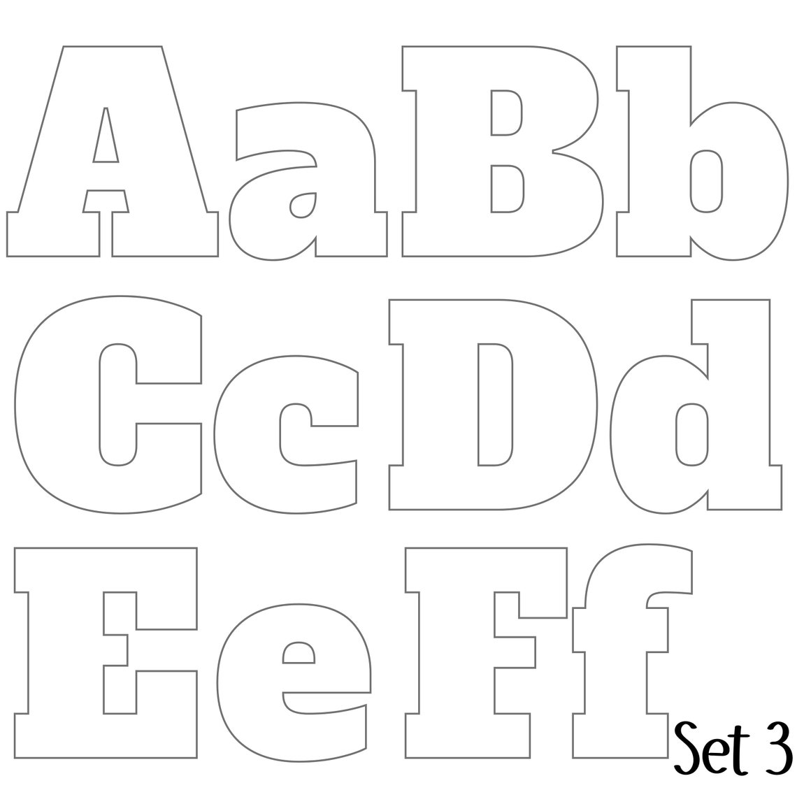 Printable Bulletin Board Lettering Pack: Blackline Classroom Decor ...