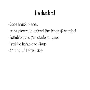 Race Track Behavior Chart: Editable Classroom Reward System (digital ...