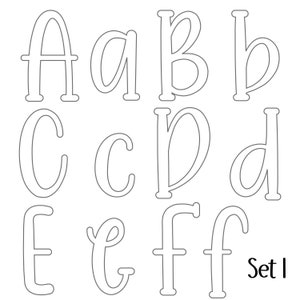 Printable Bulletin Board Lettering Pack: Blackline Classroom Decor ...