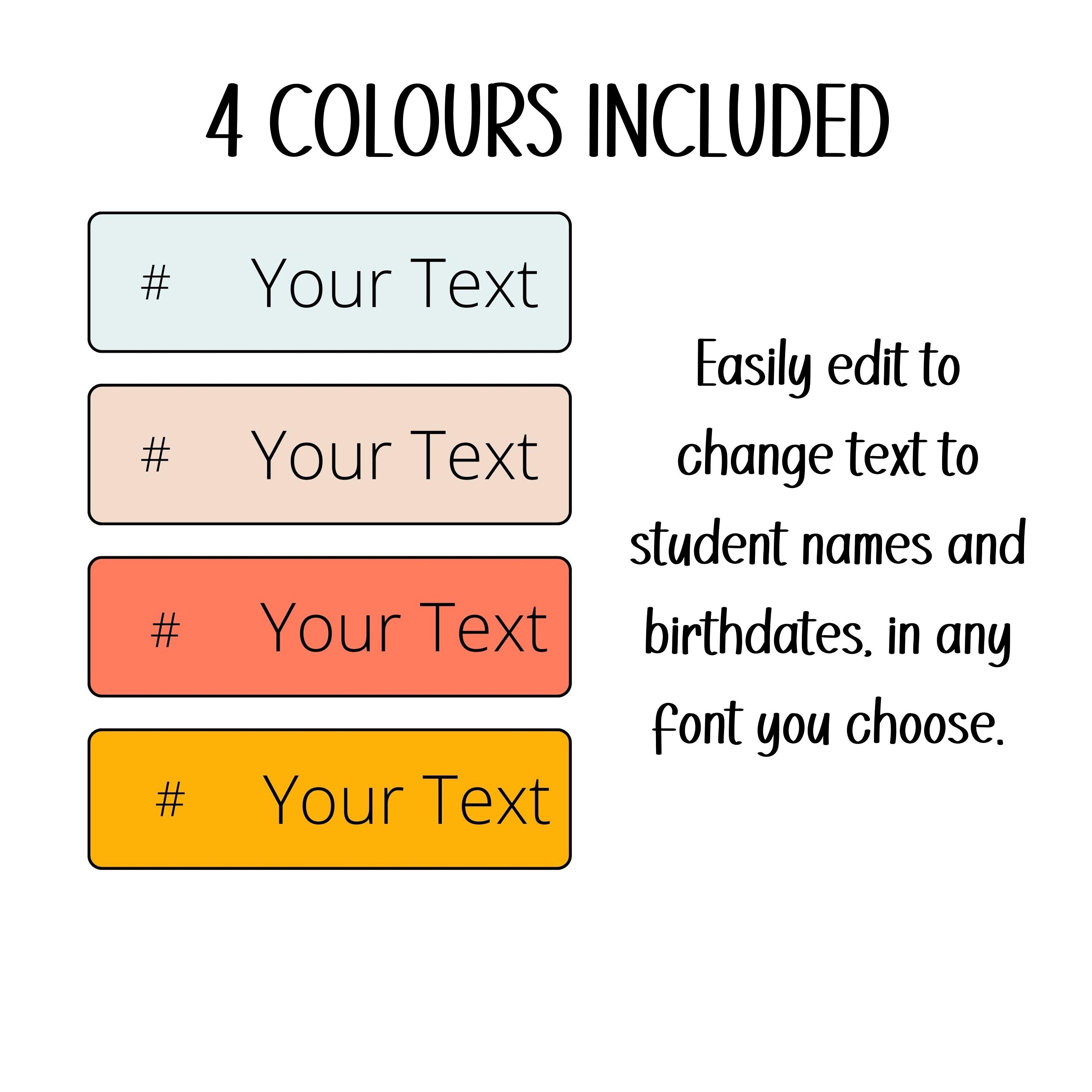 Groovy Retro Classroom Birthday Display, Groovy Birthday Classroom ...