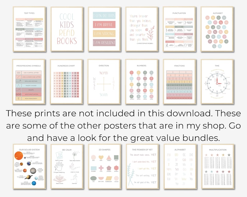 Maths Posters, Multiplication Chart, Division Poster, Subtraction ...