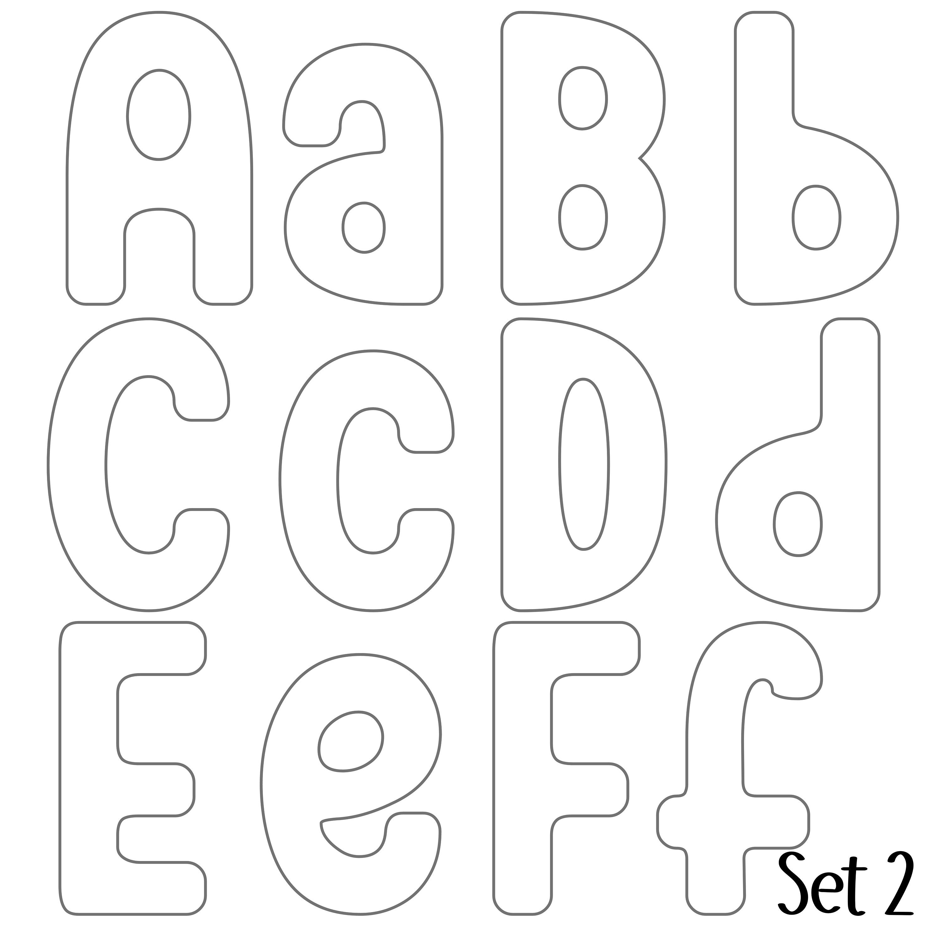 Printable Bulletin Board Lettering Pack: Blackline Classroom Decor ...