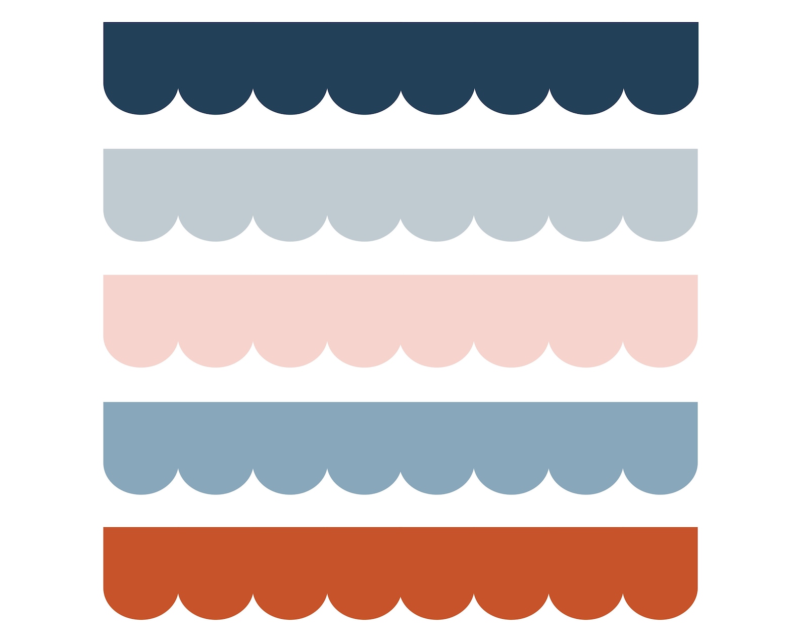 Boho Rainbow Bulletin Board Borders 30 Printable Classroom - Etsy