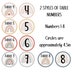 Boho Rainbow Classroom Table Numbers, Classroom Decor Table Numbers - Etsy