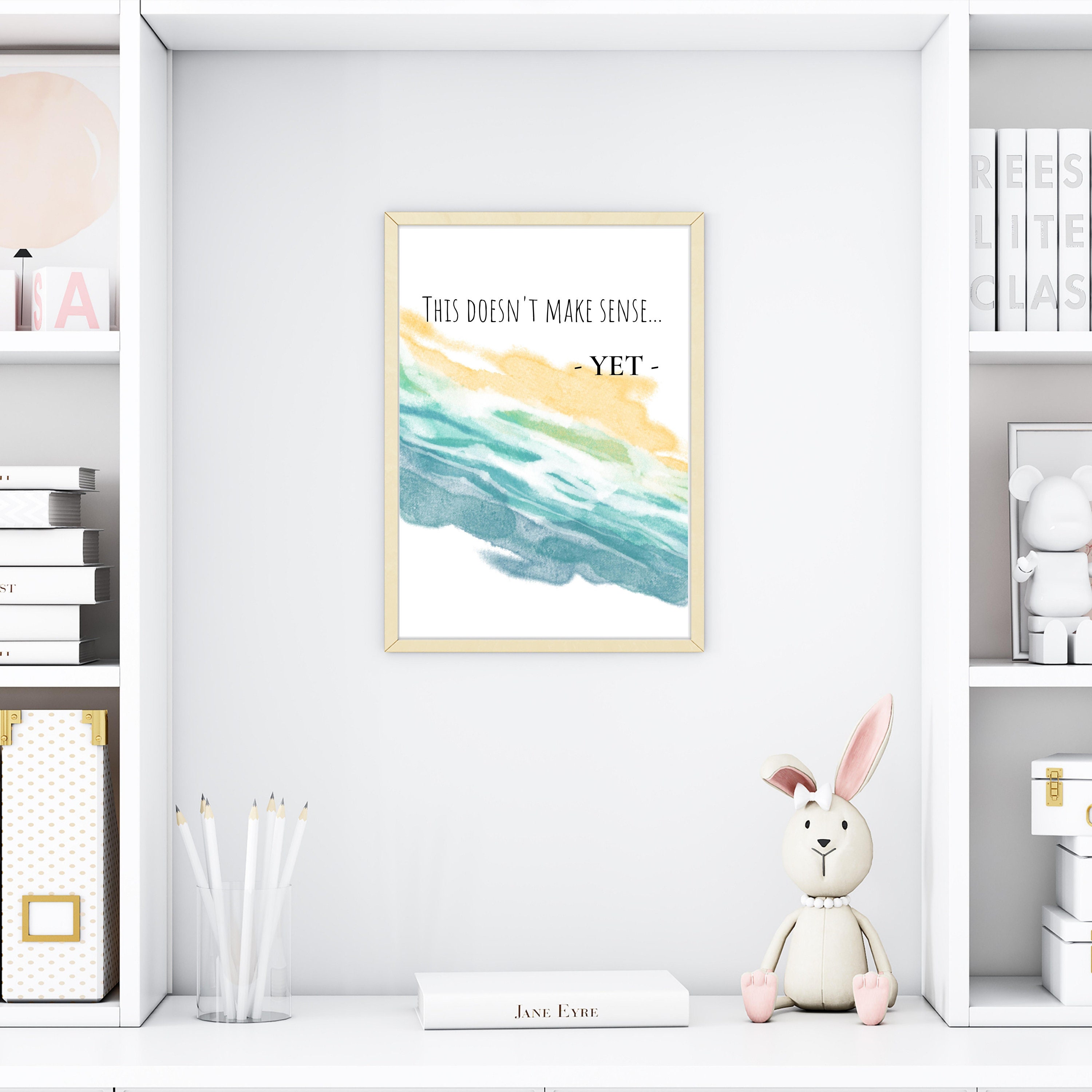 Power of yet Posters Growth Mindset Posters Coastal - Etsy