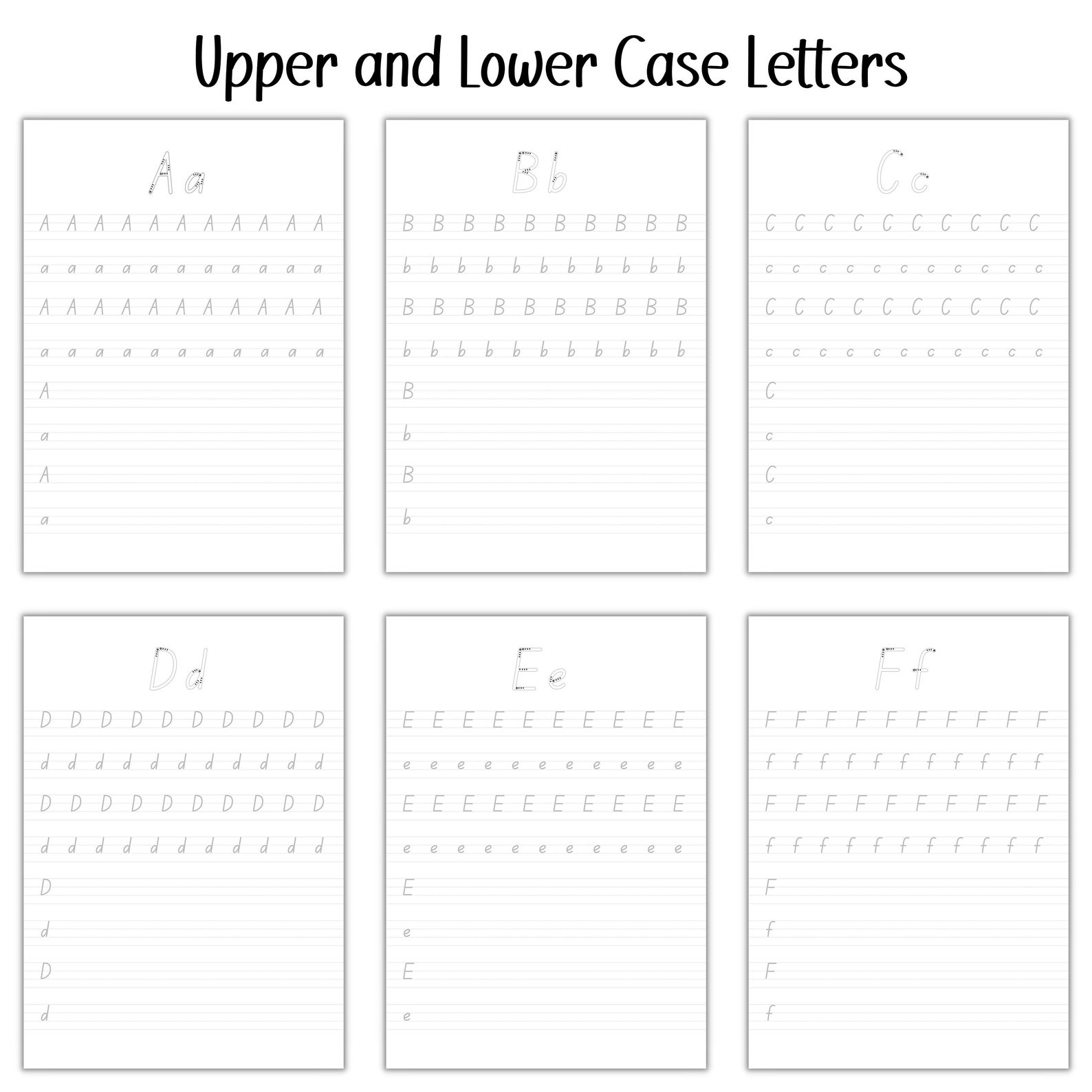 Handwriting Practice, Letter Tracing Worksheets, Sight Word Practice ...