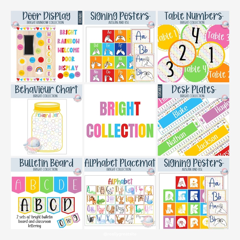 Student Reading Groups Organizer, Editable Classroom Display, Student ...