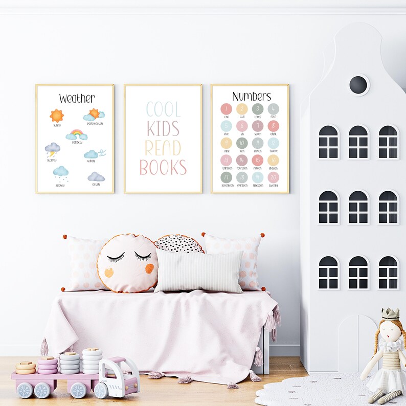 Boho Educational Posters: Classroom Decor Bundle (digital Download) - Etsy
