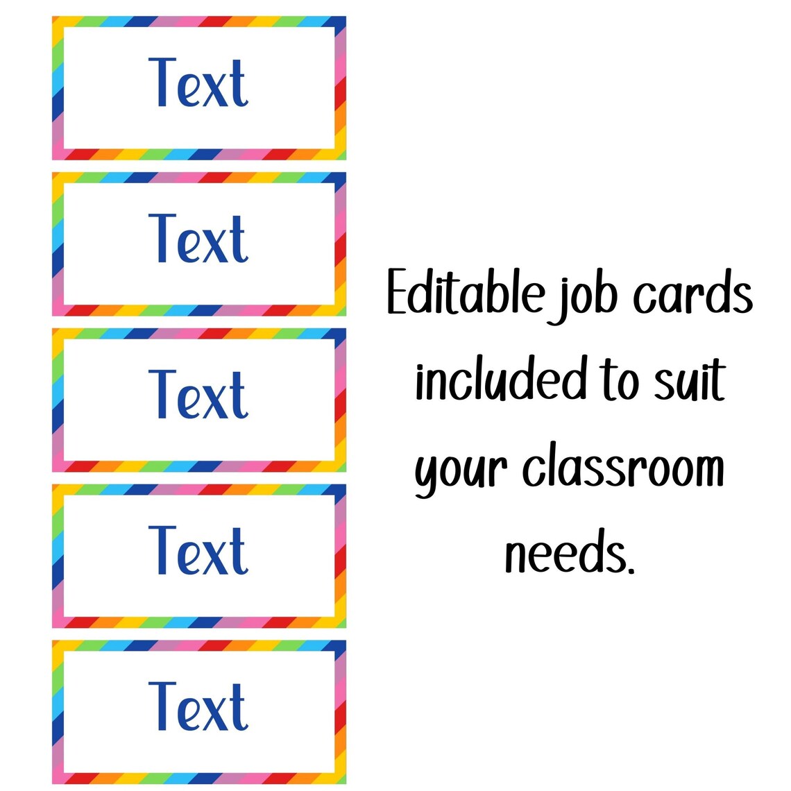 Editable Classroom Jobs Chart, Classroom Responsibility Chart ...