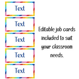 Editable Classroom Jobs Chart, Classroom Responsibility Chart ...