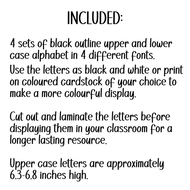 Printable Bulletin Board Lettering Pack Classroom Display - Etsy