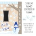 Winter Classroom Door Display: Editable Forest Decor (digital Download ...