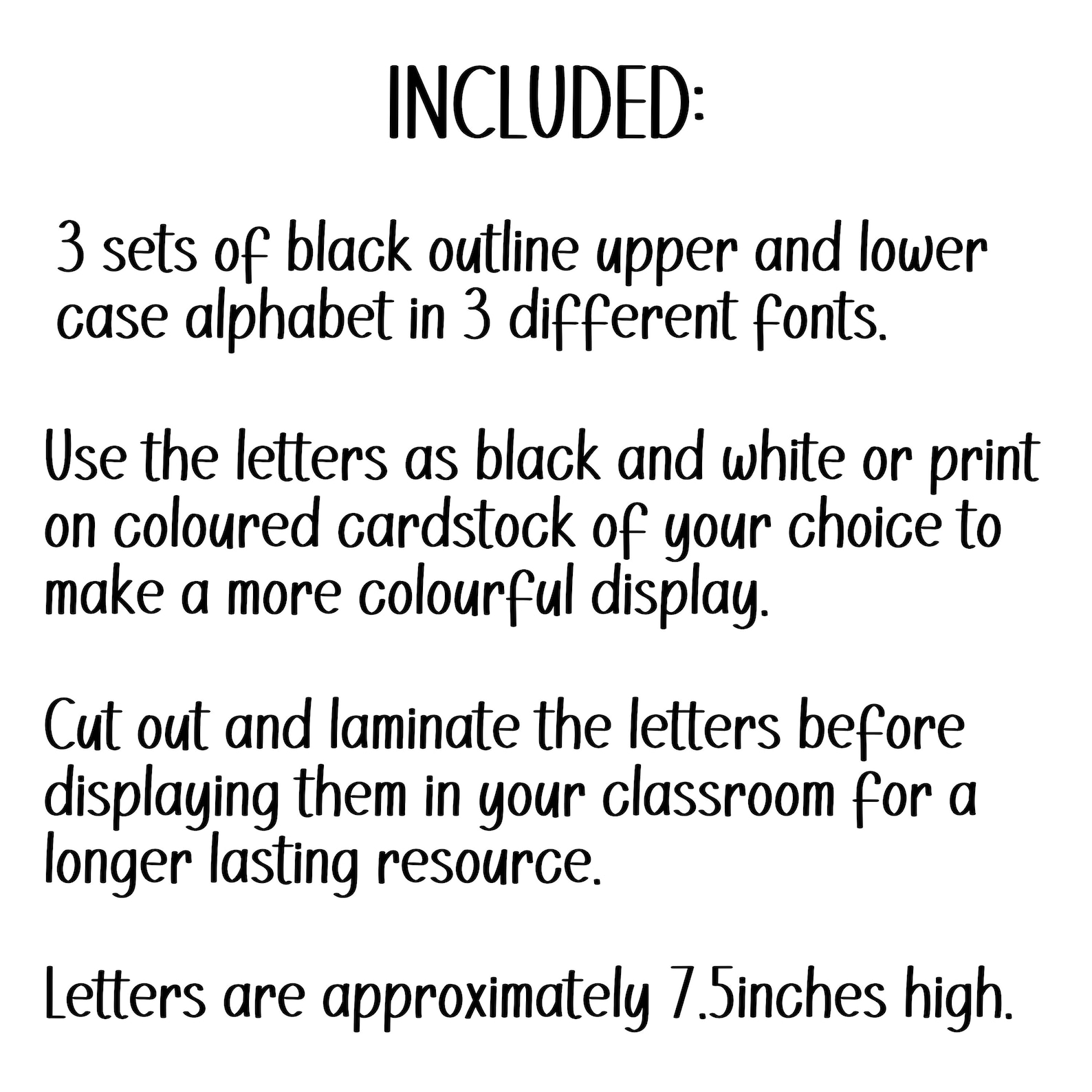 Printable Bulletin Board Lettering Pack Classroom Display - Etsy