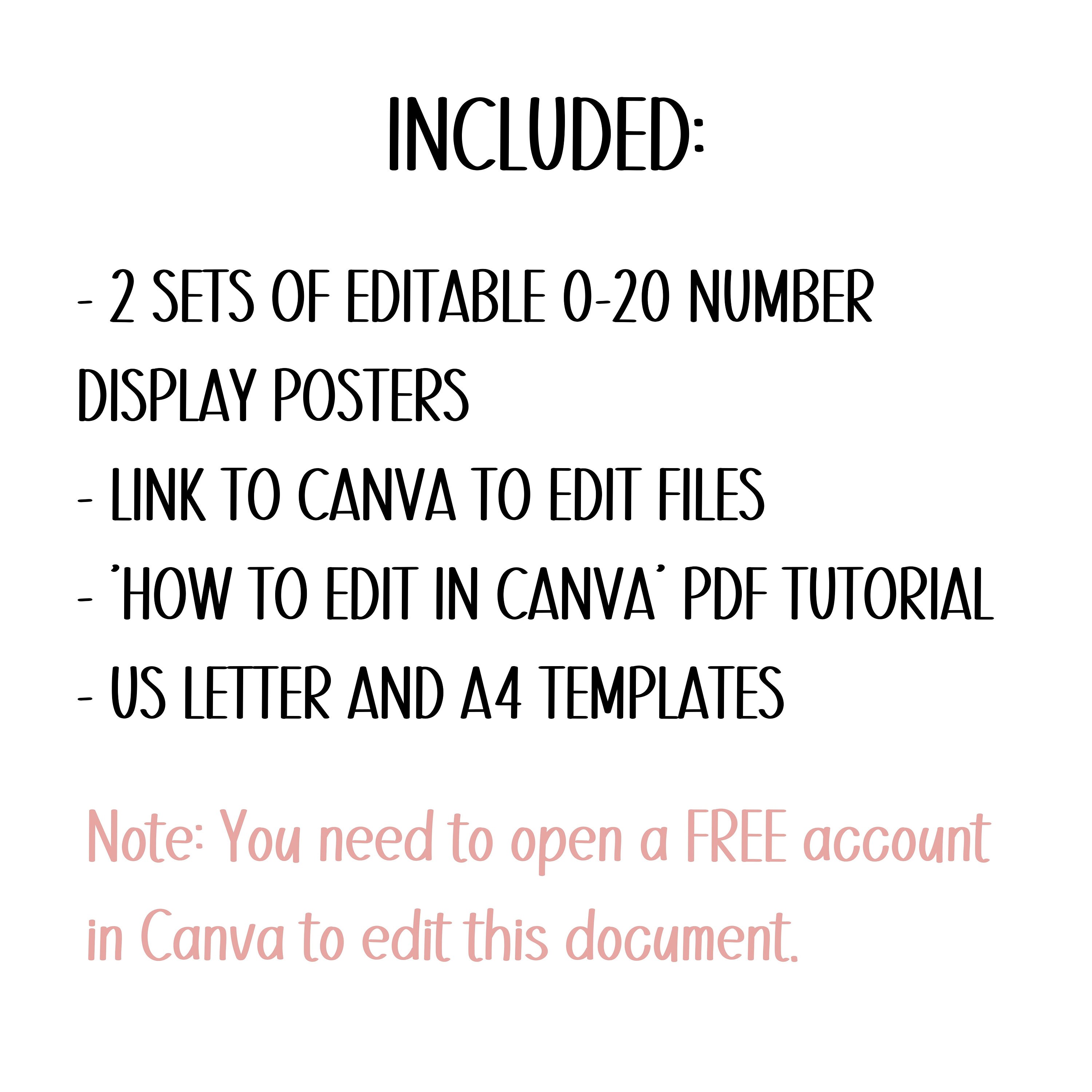 Boho Rainbow Classroom Number Posters, Pastel Rainbow Number Posters ...