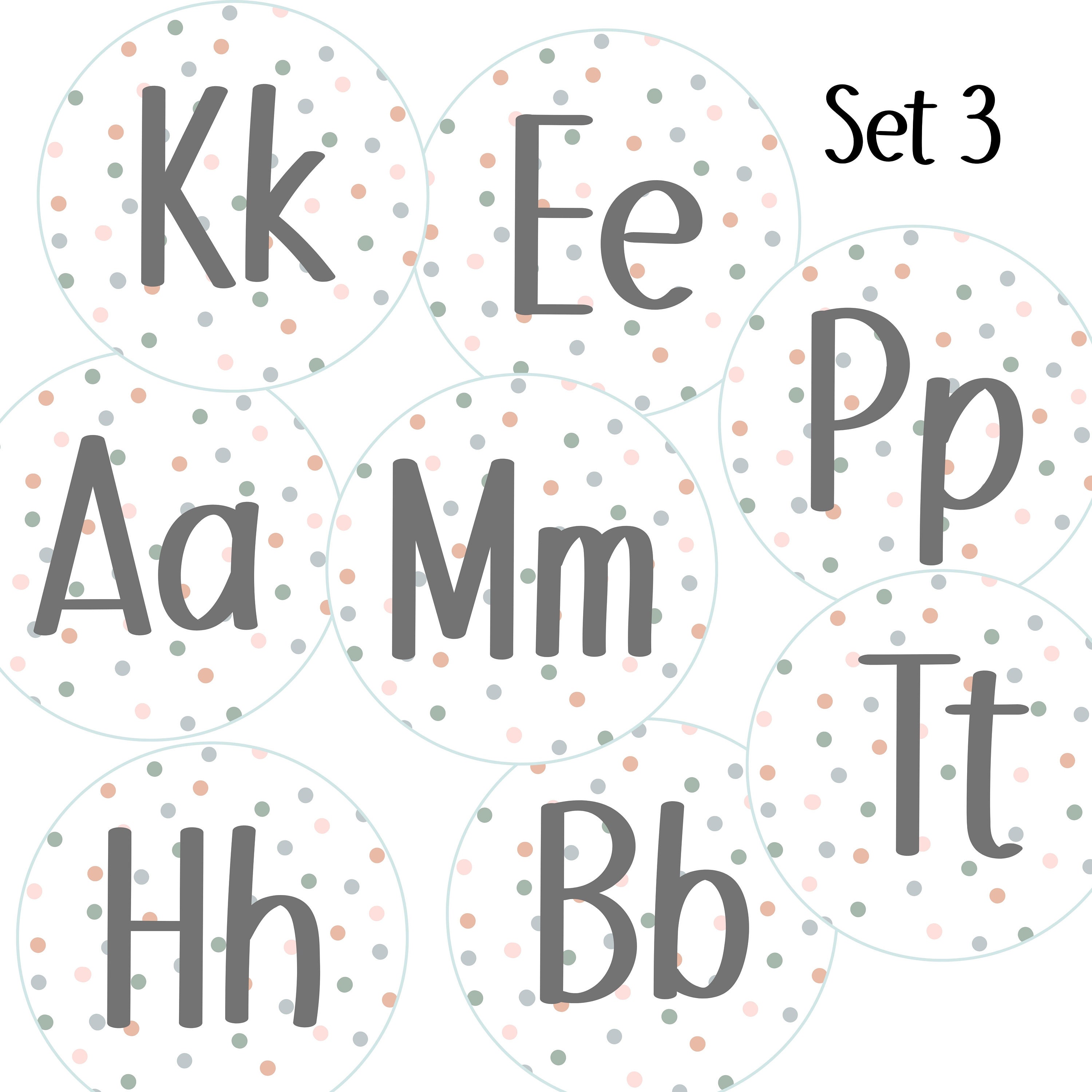 Pastel Alphabet Posters, Classroom Alphabet Display Posters Bundle ...