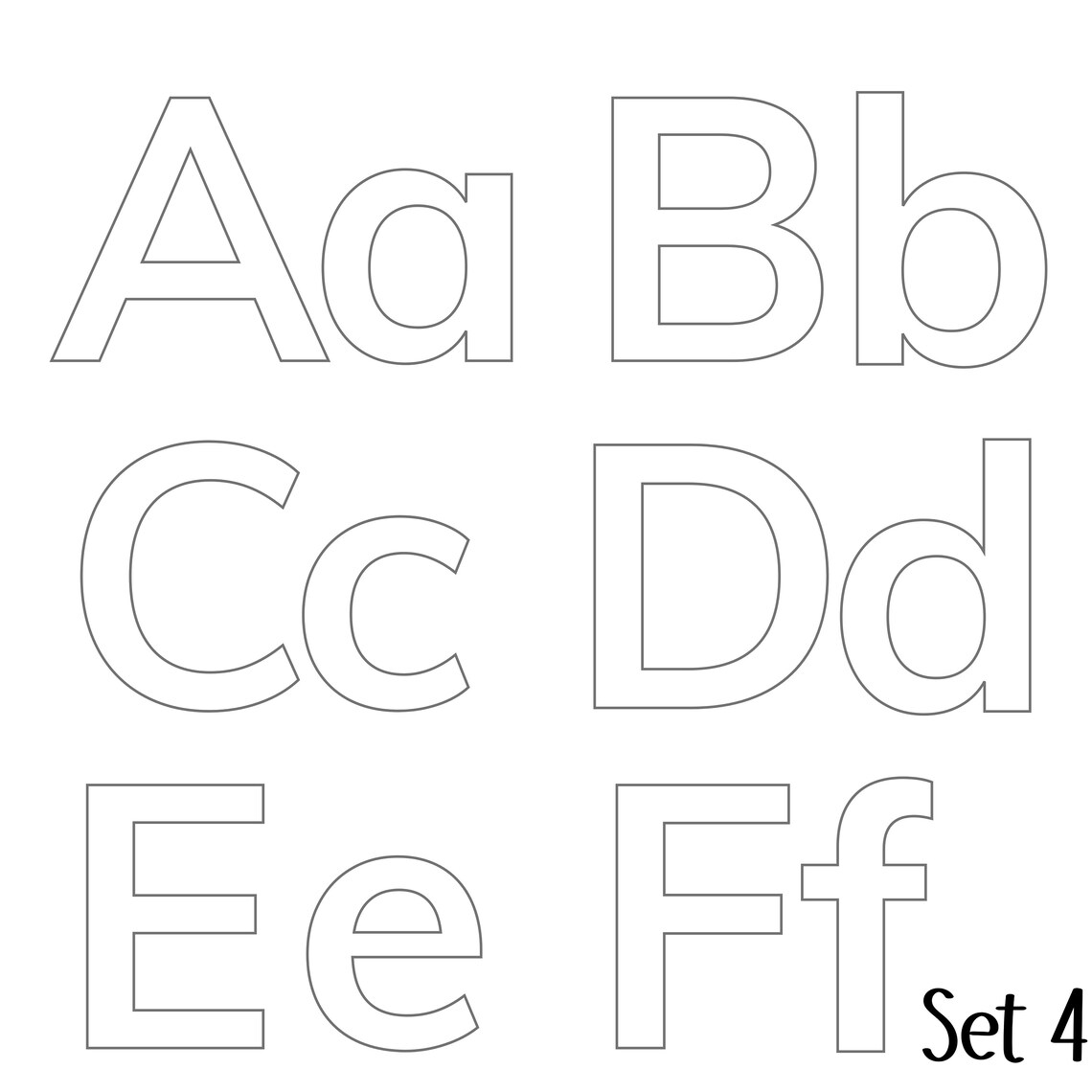 Printable Bulletin Board Lettering Pack: Blackline Classroom Decor (A4 ...