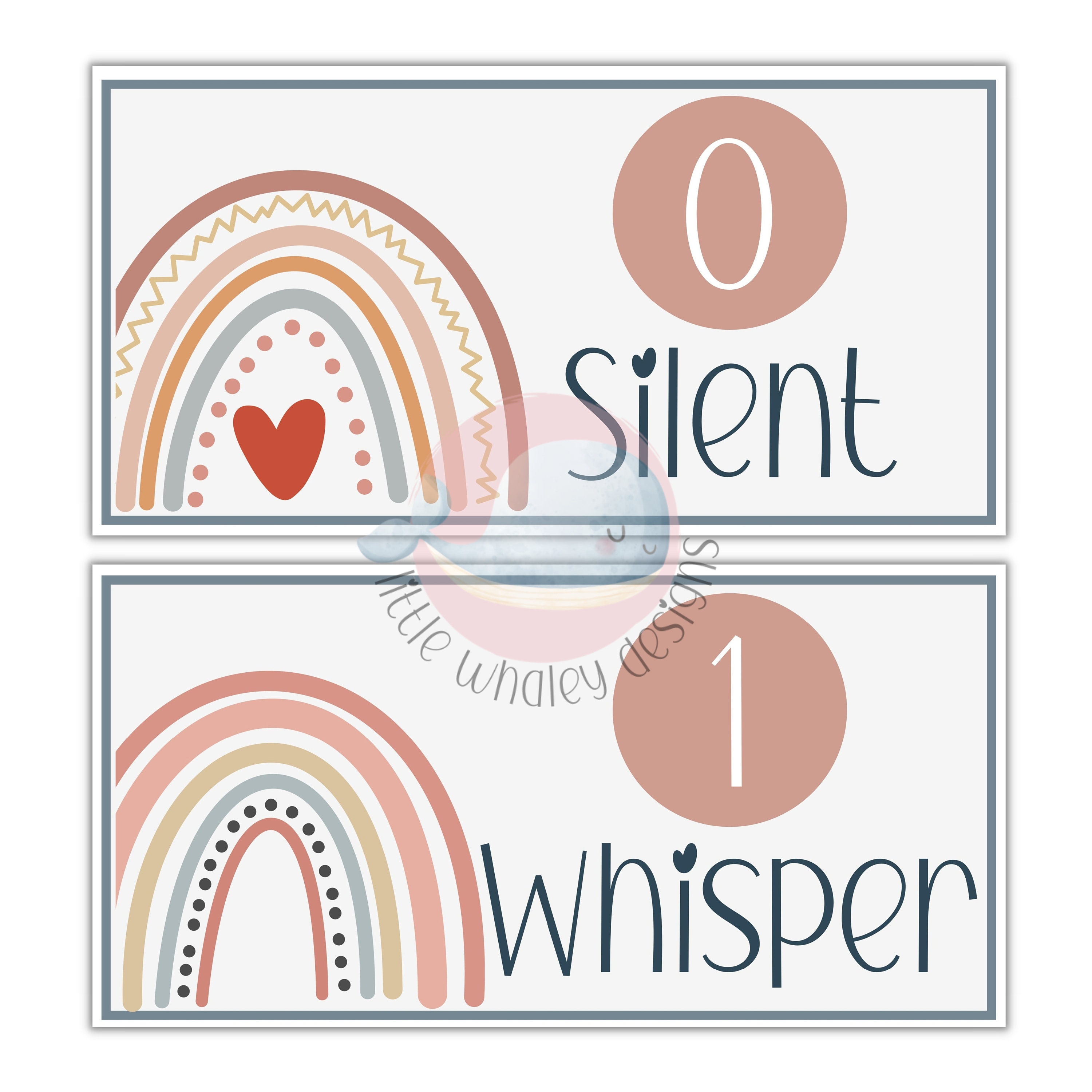 Voice Noise Level Wall Display, Classroom Voice Volume Visual Decor ...