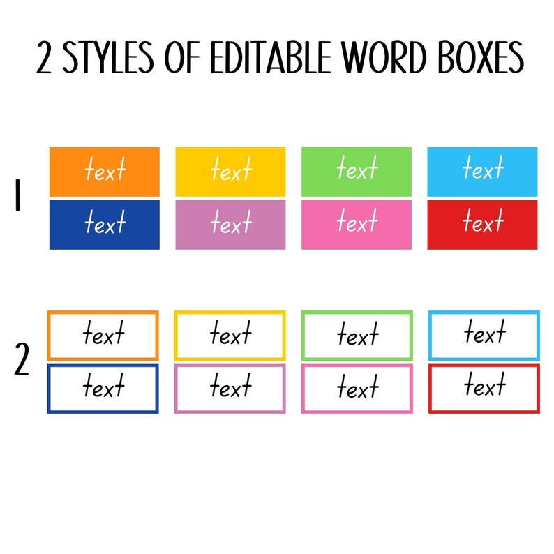 Bright Classroom Word Wall Word Wall Display Bright - Etsy