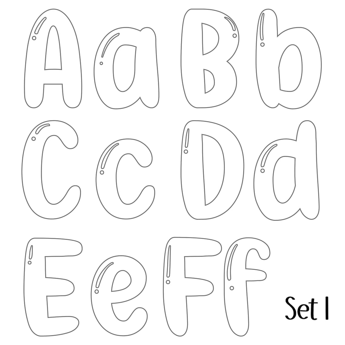 Printable Bulletin Board Lettering Pack: Blackline Classroom Decor (A4 ...