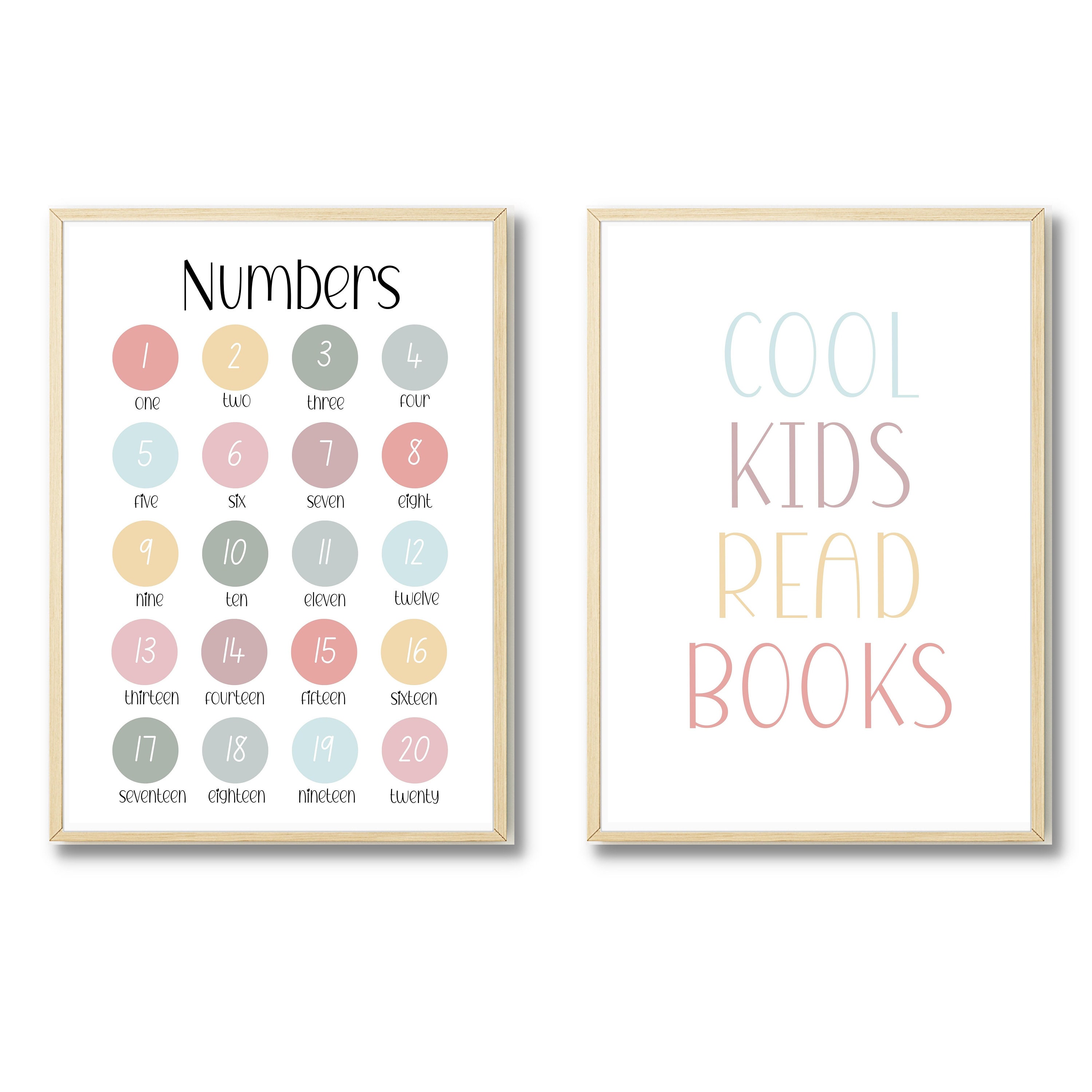 Set of Boho Educational Posters Educational Art Classroom - Etsy