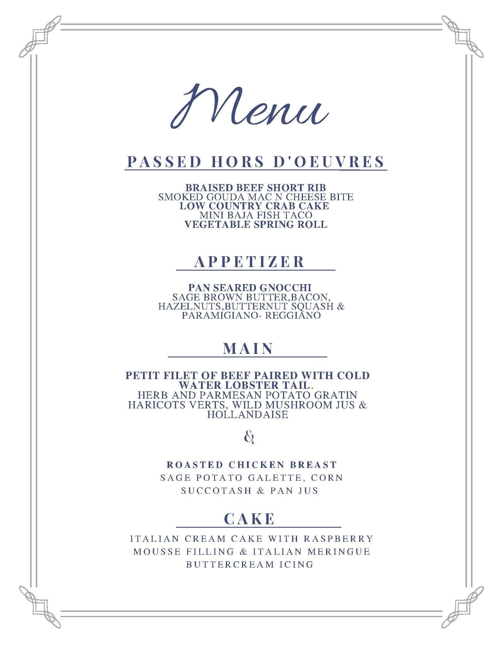 Menu - Etsy