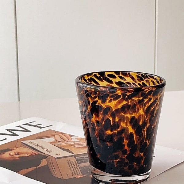 Cheetah Print Wine Glass - Etsy