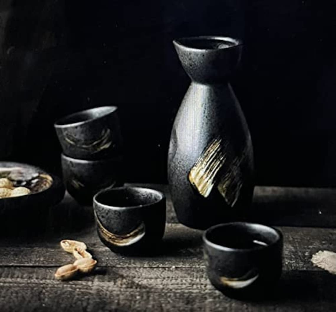 Classic Japanese Sake Set - Etsy