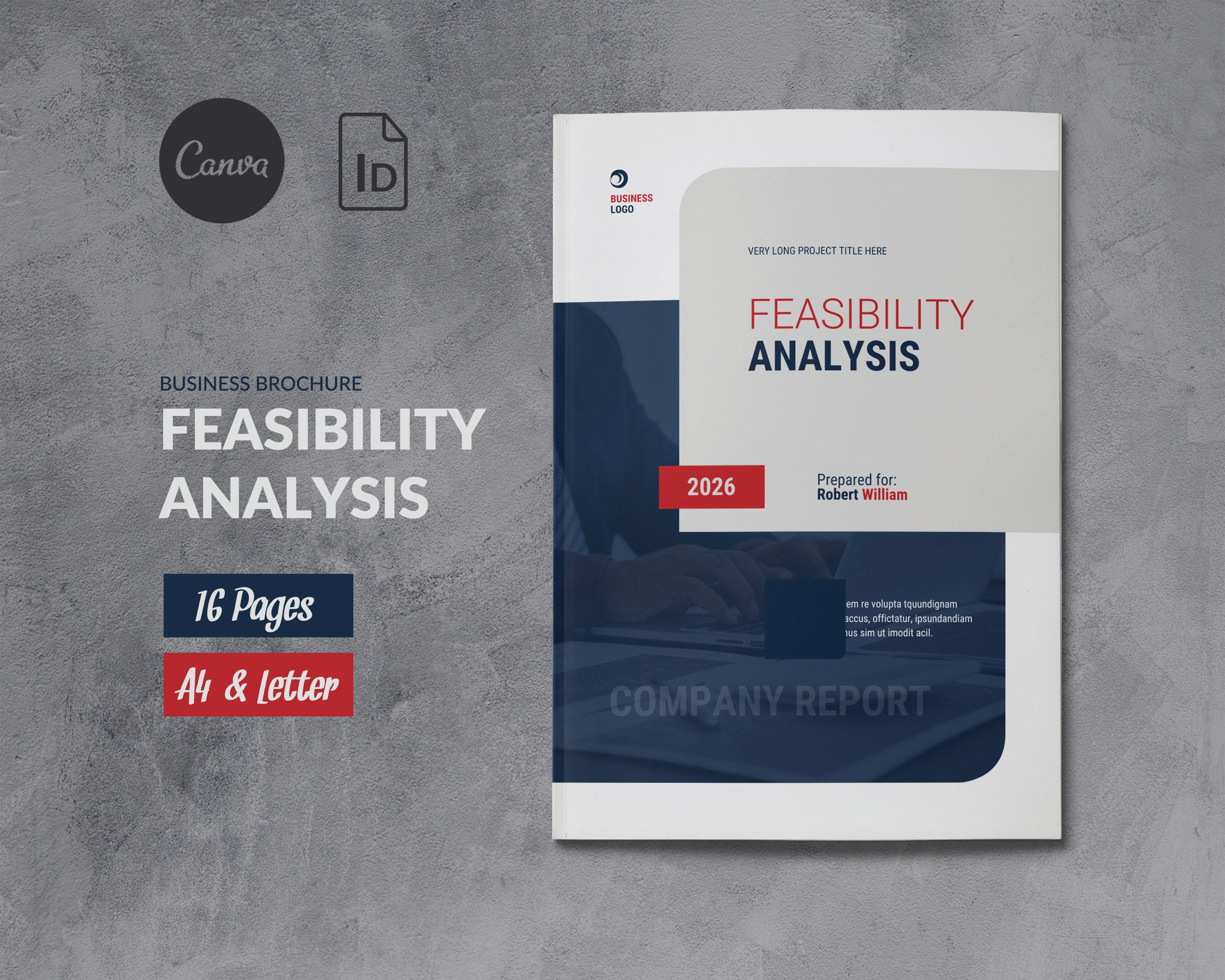 Feasibility Study Report Template Canva, Business Analysis Template ...
