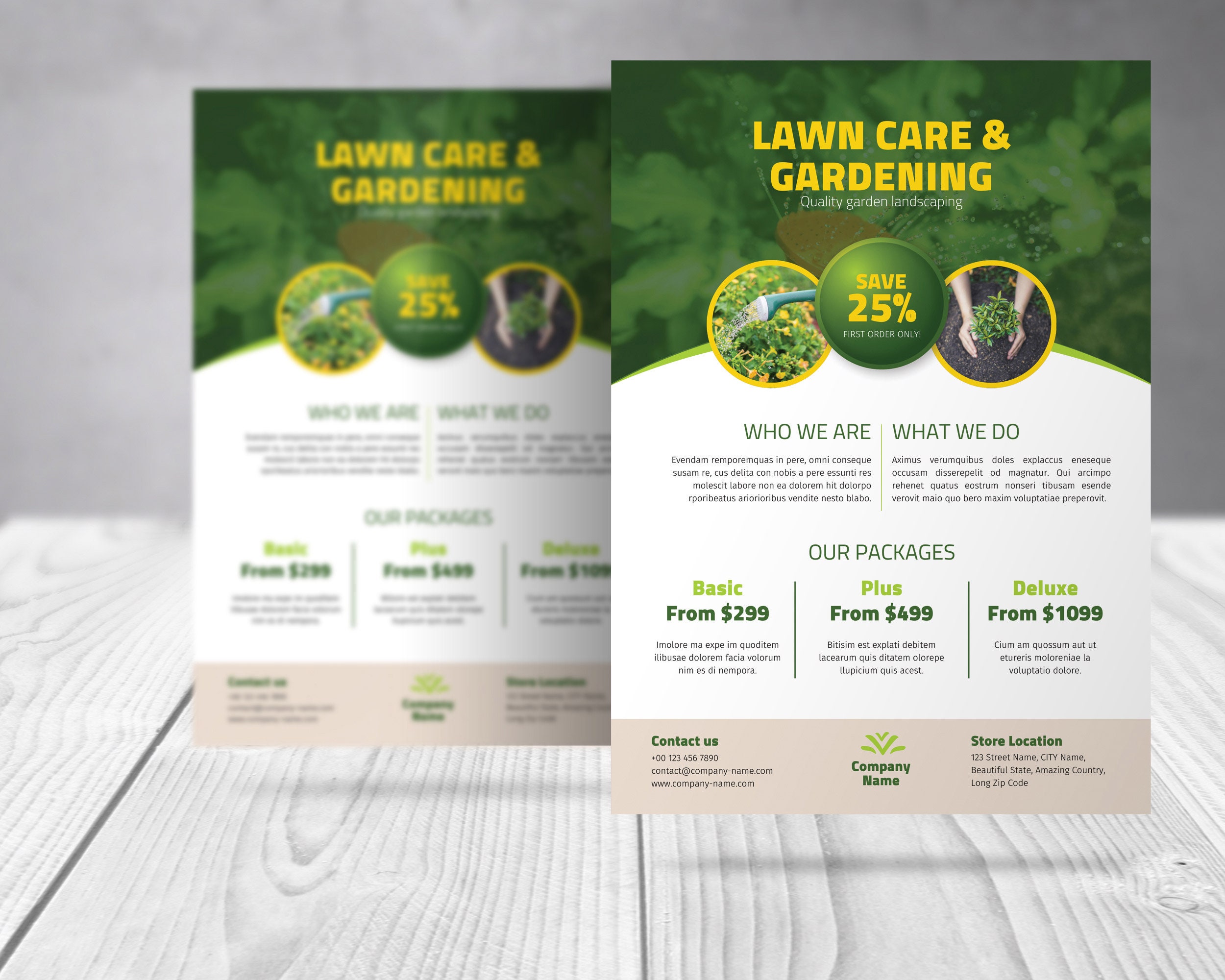 Editable Gardening Flyer Template Canva Poster, Garden Design Social ...