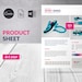 Product Data Sheet Template Canva, Technical Data Sheet Word Editable ...
