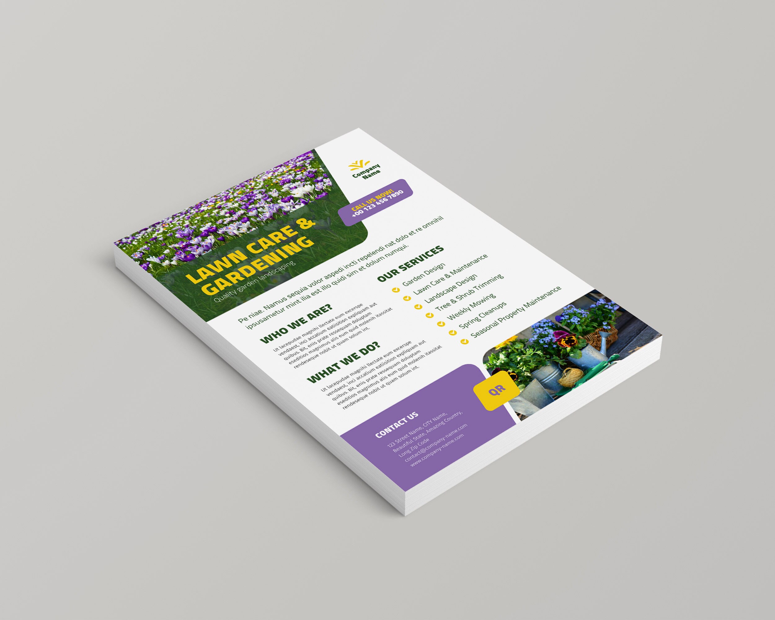 Poster Gardening Services Flyer Template Canva Editable, Landscaping ...