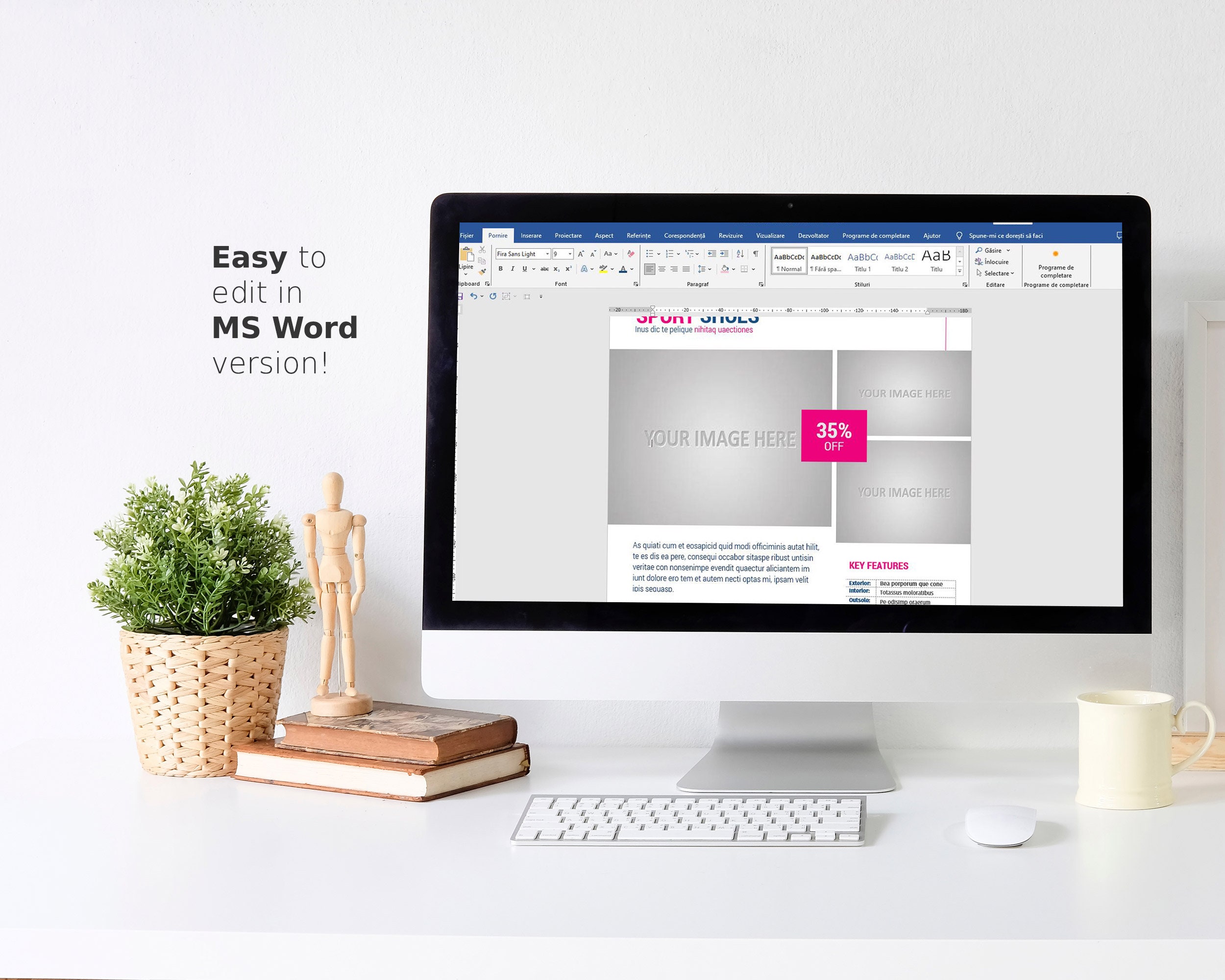 Product Data Sheet Template Canva, Technical Data Sheet Word Editable ...
