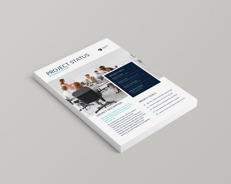 Project Status Report Template Canva, Progress Report Template Word ...