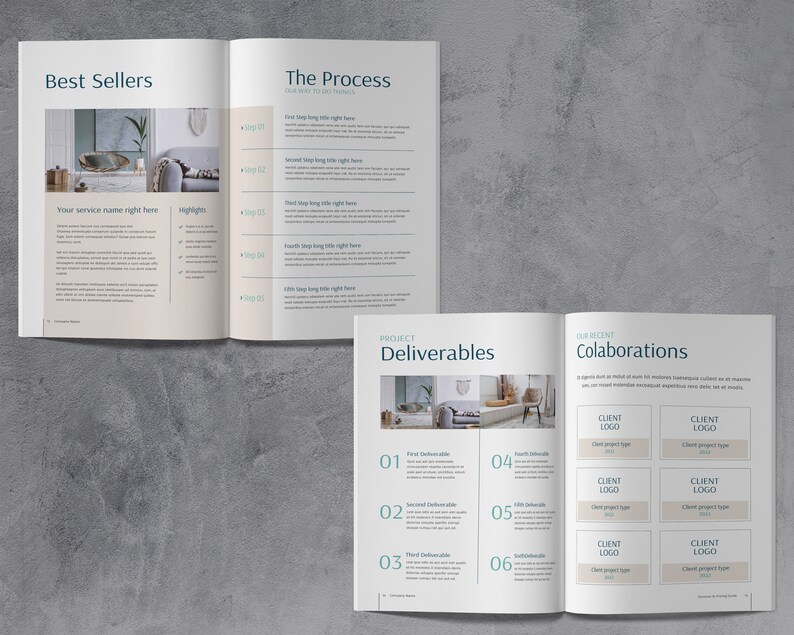 Services & Pricing Guide Template Canva, New Client Welcome Packet ...