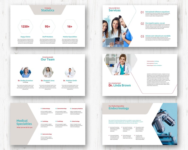 Healthcare Medical Slide Deck Template Canva, Medical Business ...