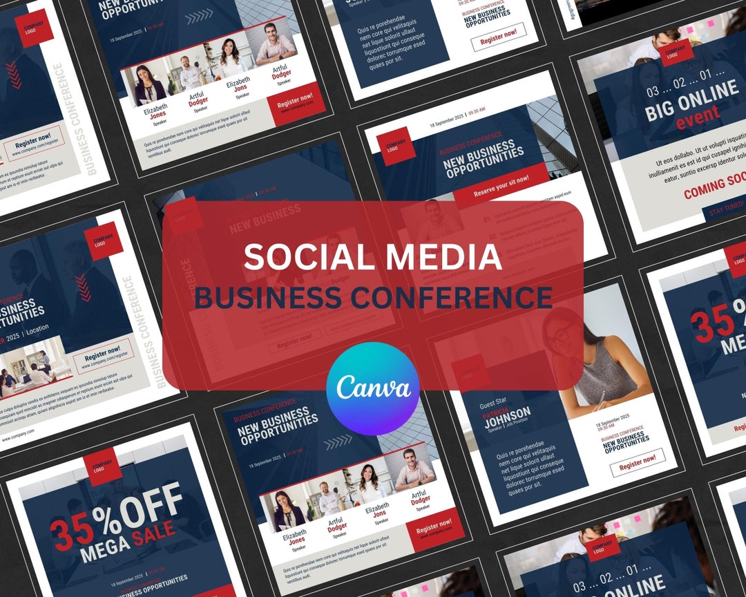 Business Conference Flyer Instagram Post, Poster Event Flyer Canva ...