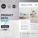 Product Sheet Template Canva, Flyer Product Data Sheet, MS Word ...