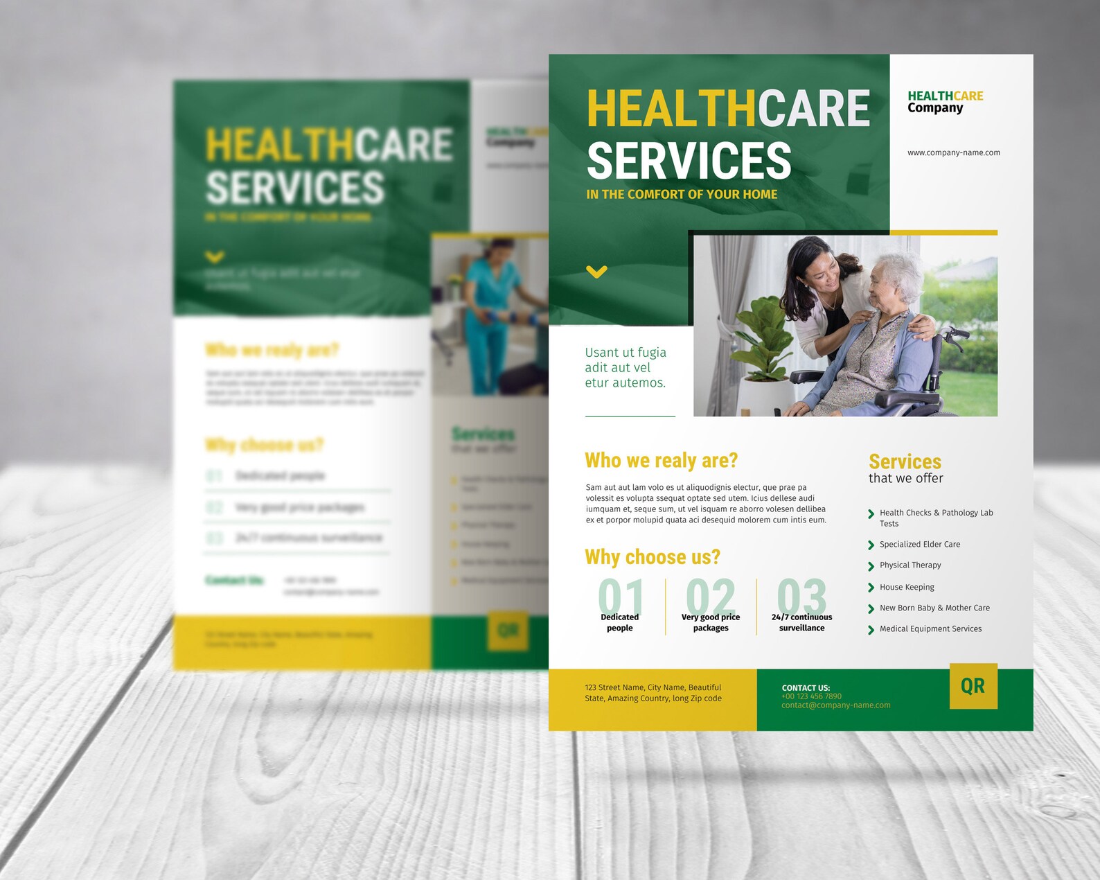 Editable Home Health Care Service Flyer Template Canva, Home Care Flyer ...