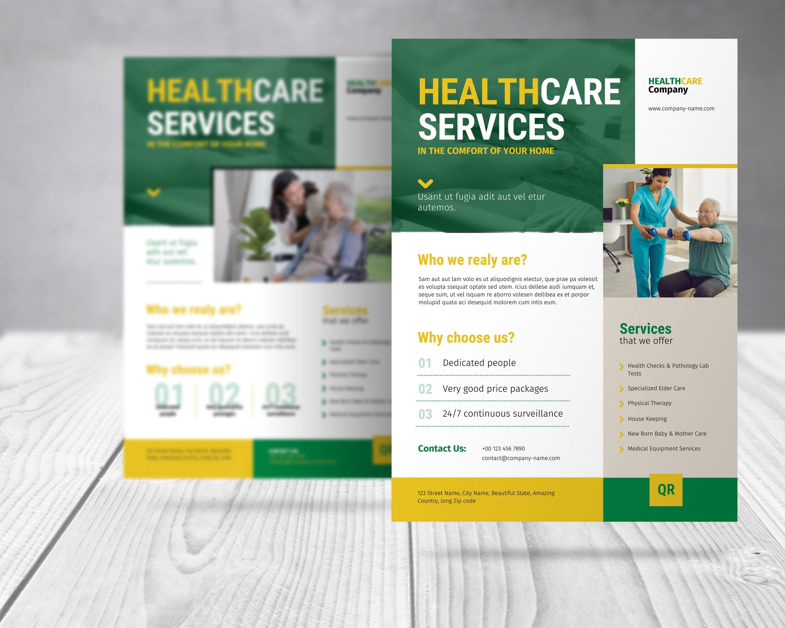 Editable Home Health Care Service Flyer Template Canva, Home Care Flyer ...