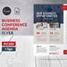 Conference Agenda Canva Template, Event Meeting Program, Meeting Agenda ...